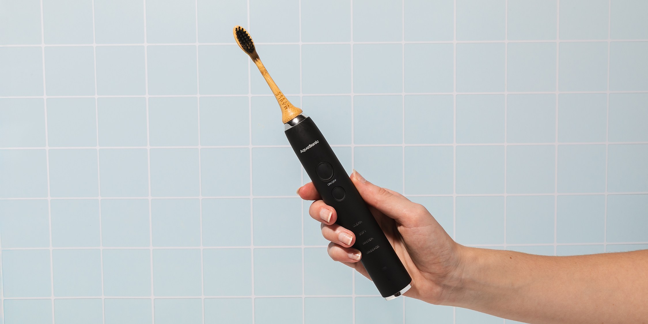 MABLE® Bamboo Heads Compatible with AquaSonic Toothbrush – MABLE