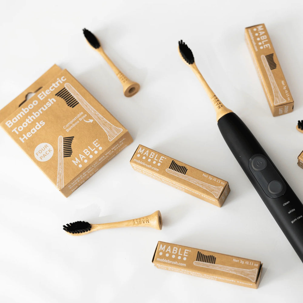 Bamboo Electric Toothbrush Heads compatible with Phillips Sonicare – MABLE