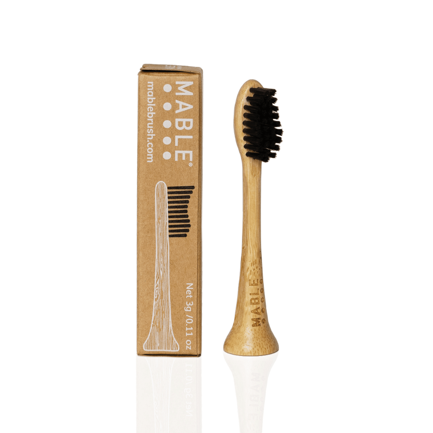 Bamboo Electric Toothbrush Heads compatible with Phillips Sonicare – MABLE
